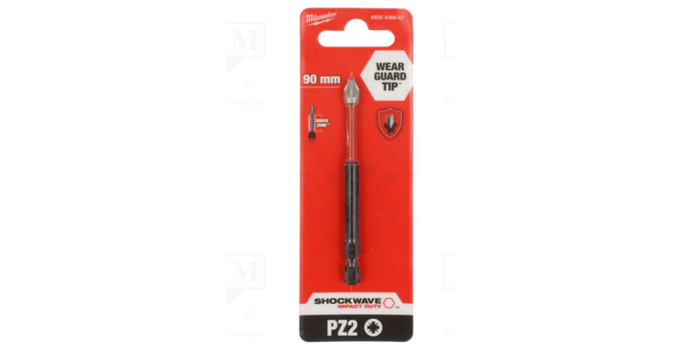 Milwaukee Shockwave bit PZ2 90mm (4932430867)